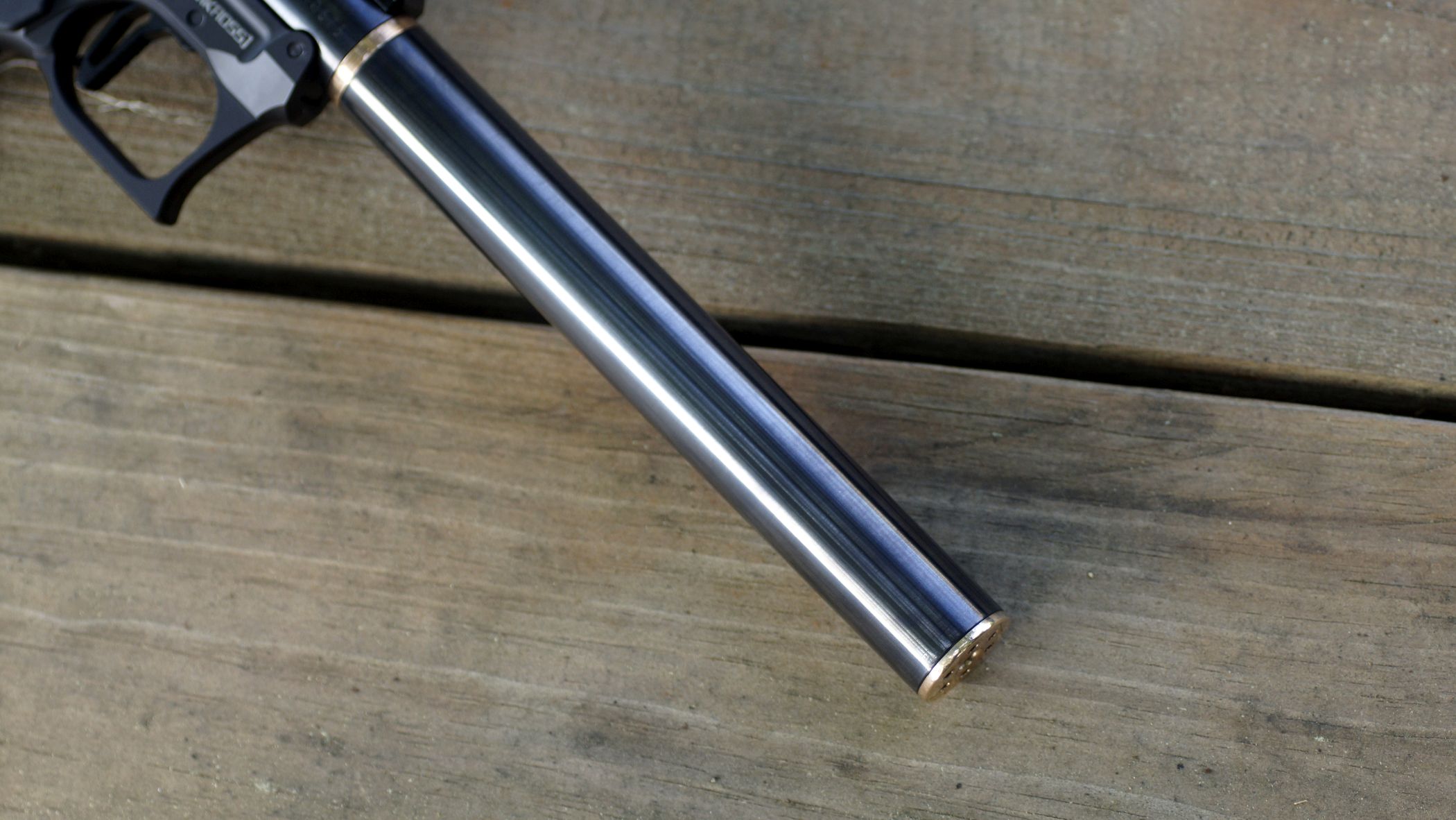 Ruger MK IV Pimp Gat Race Pistol With Integral Suppressor, NFA Item ...